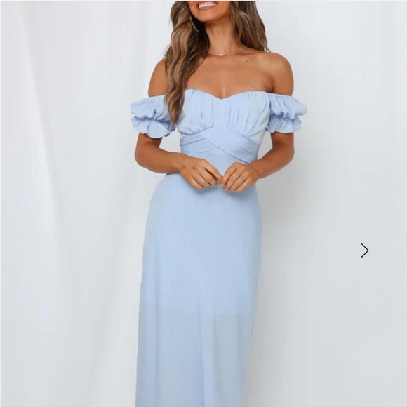 Dresses | Hello Molly Light Blue Dress | Poshmark